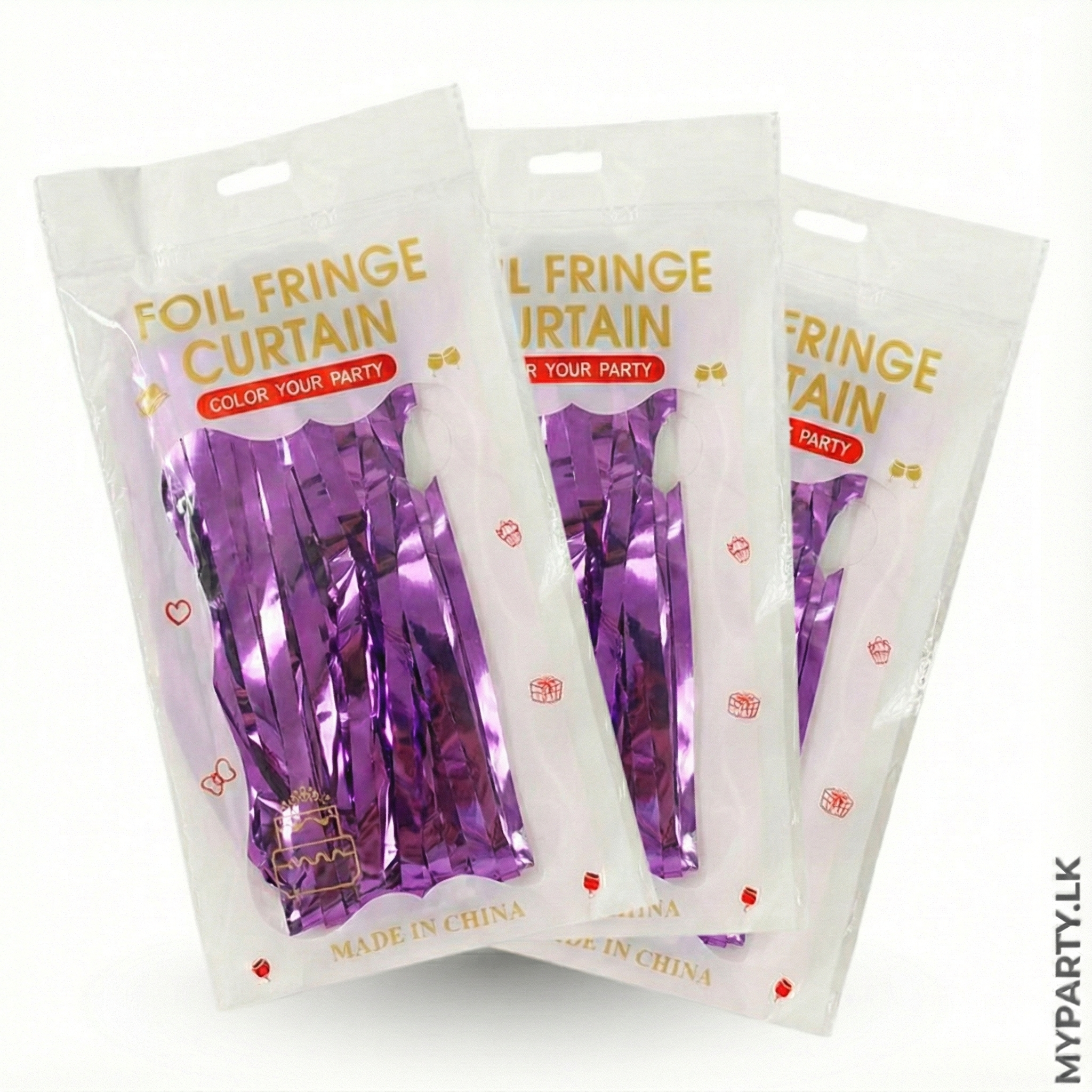 Foil Curtails Backdrop Decorations – MyParty.LK