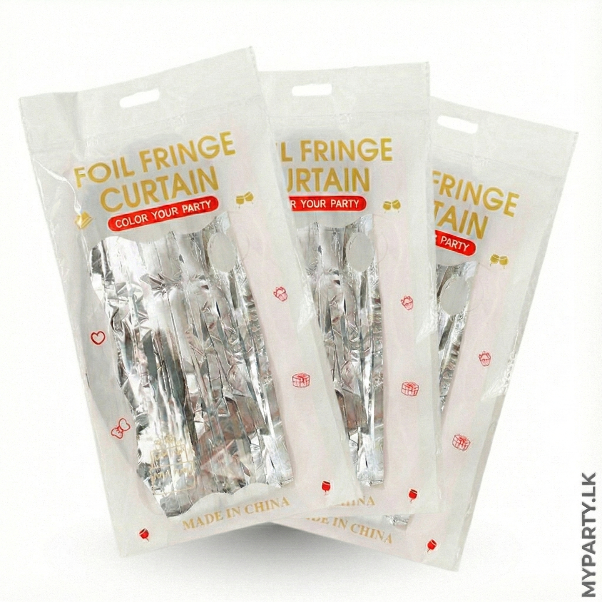 Foil Curtails Backdrop Decorations – MyParty.LK